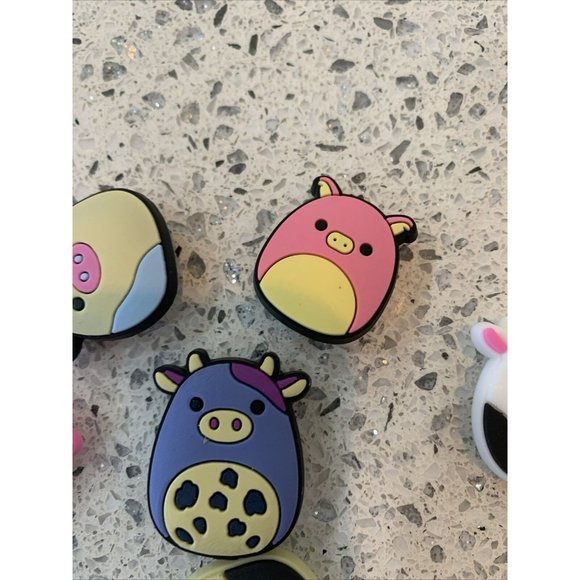Accessories | Set Of 8 Squishmallow Crocs Shoe Charms Cute Farm Animals ...